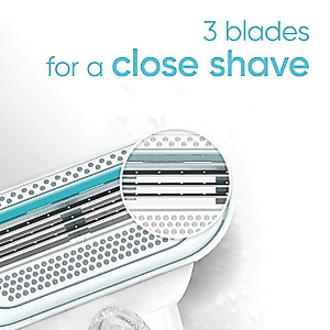 Gillette Venus Smooth Sensitive Women's Razor Blades - 4 Refills