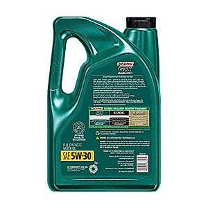 Castrol GTX MAGNATEC 5W-30 Full Synthetic Motor Oil - 5 Quart, (Pack of 3)
