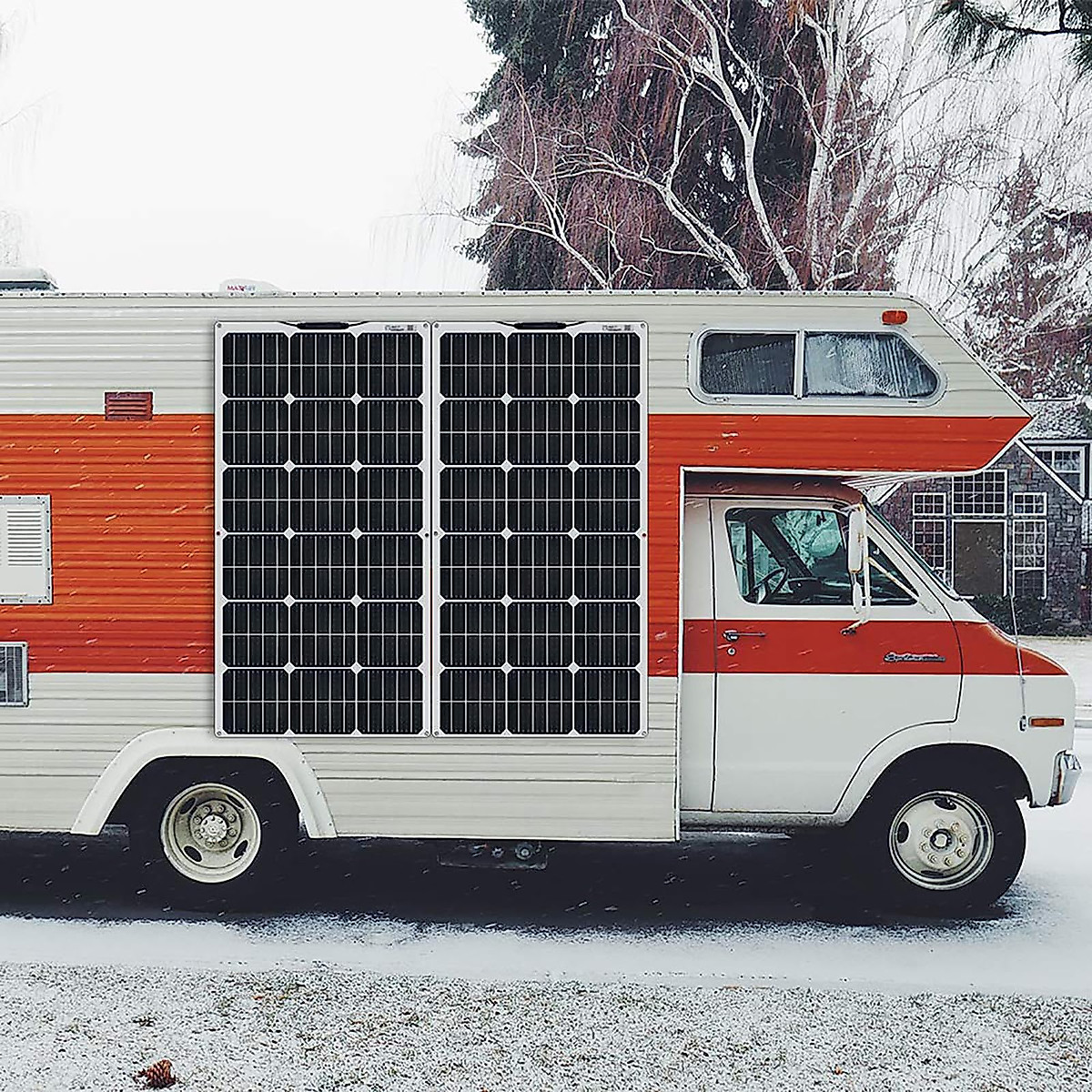 12v Flexible Solar Panel Mono Module Kit(80w/160w/240w/320w), 40a Solar Controller, 12v Battery Power Charging, For Boat, Car, Caravan,160W