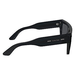 CALVIN KLEIN Unisex Adult Sunglasses CK24502S - Slate Grey with Solid Grey Lens