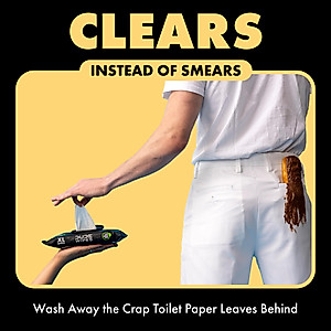 DUDE Wipes - Flushable Wipes - 6 Pack, 288 Wipes - Shea BUTTer Smooth Extra-Large Adult Wet Wipes - Vitamin-E & Aloe - Septic and Sewer Safe