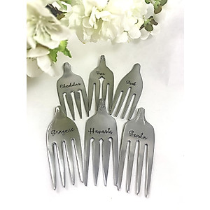 Charming Custom Cheese Marker Forks