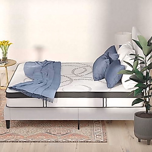 Flash Furniture Capri Comfortable Sleep 12" Hybrid Pocket Spring and Foam Mattress in a Box, Foam Pocket Spring Hybrid Mattress for Pressure Relief, King