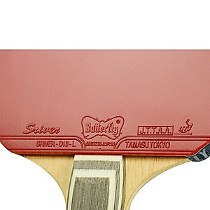 Butterfly Petr Korbel Blade & Sriver Rubber Shakehand Table Tennis Racket | Pro-Line Series | Classic Blade and Rubber Combination That Can Do It All | Recommended for Advanced Level Players