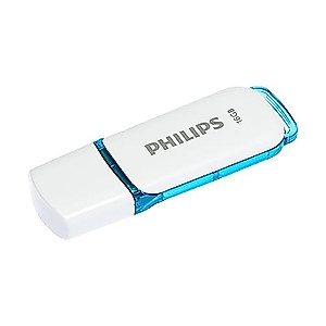PHILIPS 16GB Flash Drive, Snow Edition USB 2.0 - White/Blue