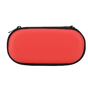 fosa Protective Hard Carrying Case Cover Pouch Portable Travel Organizer Bag for Sony PS Vita, Shockproof Vita Travel Pouch(Red)