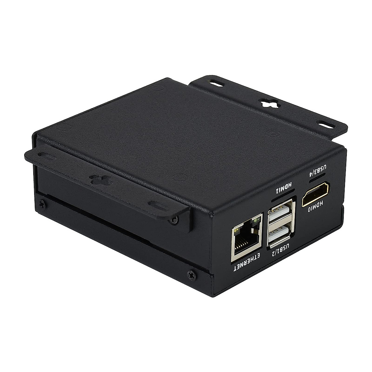 waveshare Mini-Computer Based On Raspberry Pi Compute Module 4,Include CM4-IO-BASE-A (Mini IO Board Lite Verson),Metal Case,Cooling Fan