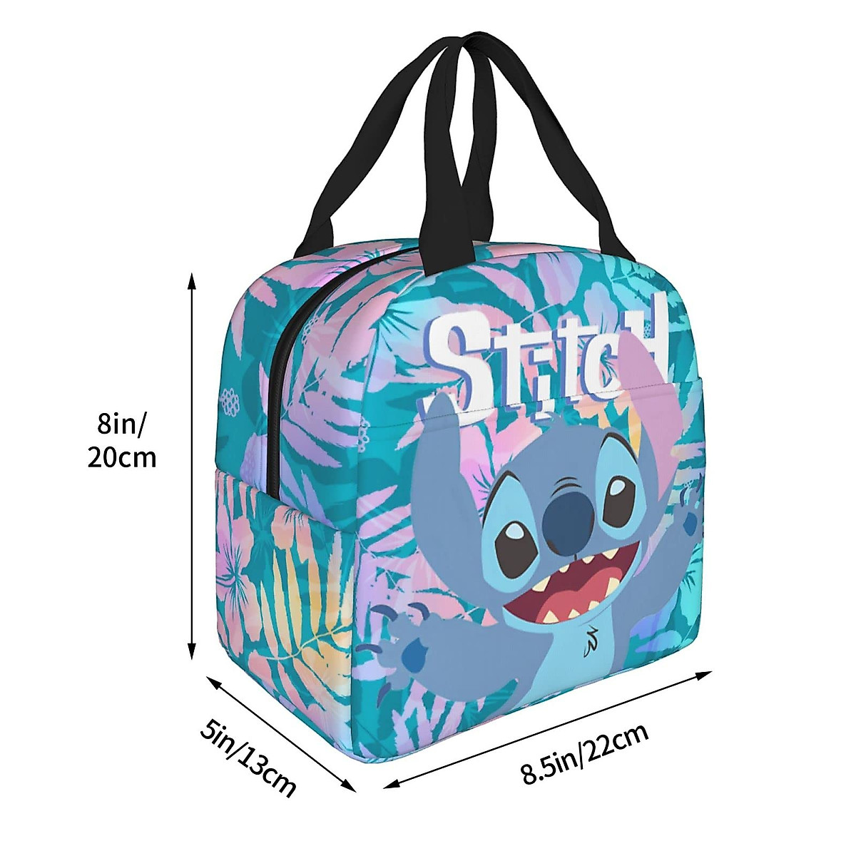 Anime Lunch Bag Large Insulated Thermal Lunch Box For Women Men Office Work Picnic Travel 1-One Size
