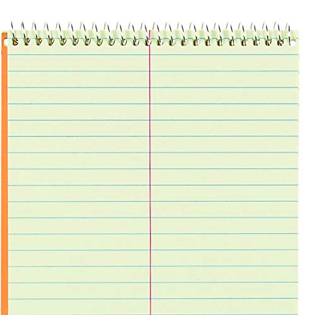 National Standard Spiral Steno Pad, Gregg Rule, Brown Cover, 80 Eye-Ease Green 6 X 9 Sheets