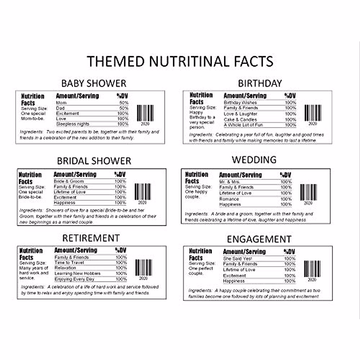 Princess Party Favors, Personalized Candy Wrappers for Chocolate, Baby Shower, Pack of 20 Custom Hershey Bar Labels (Pink)