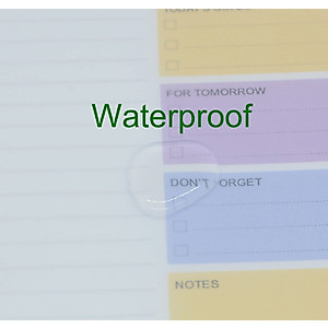 Undated to Do List Notepad Notebook Daily Planner 80 Sheets 6.5'' x 9.8'' Checklist Productivity Organizer for Work Academic Planner (Purple Pink)