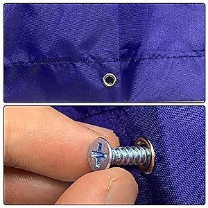 RM Swing Set Replacement Tarp, 52" x 89" Waterproof Kids Playground Roof Canopy Cover, Outdoor Swingset Slide Sun Shade Proof Tarp Replacement Cover