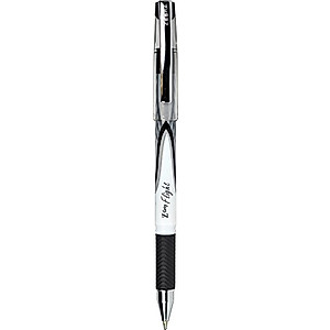 Zebra Pen Z-Grip Flight Stick Ballpoint Pen, Bold Point, 1.2mm, Black Ink, 12-Count