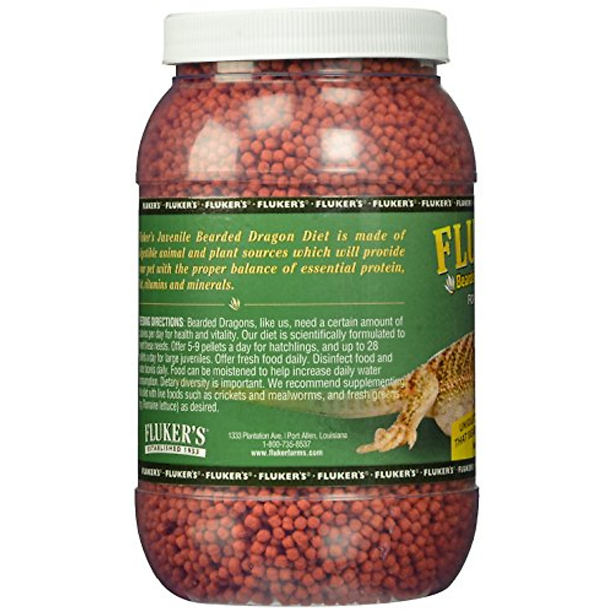 Fluker's 76031 Juvenile Bearded Dragon Diet Food, 5oz