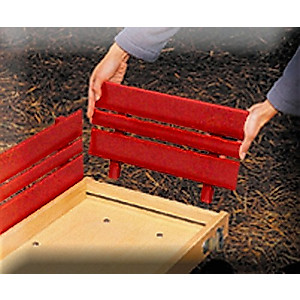 Radio Flyer Town and Country Wagon, Wooden Red Wagon