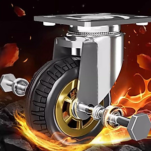 Generic Heavy Duty Hand Truck Foldable Hand Truck Flatbed Trolley Thicken Steel Material Dolly Cart for Warehouse Use,Can Hold 1300 Lbs (Black)