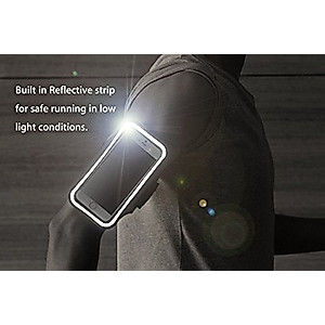 MMOBIEL Arm Phone Holder for Running Compatible with iPhone 15/14/13 Mini/12 Mini/SE 2020/8 / 7/6 and Other Models up to 6.3 inch - Stretchable Running Phone Holder Armband