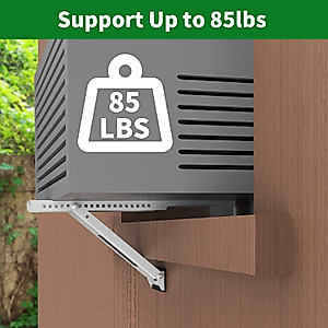 Window Air Conditioner Support Bracket , Window AC Bracket Light Duty , Window AC Support Up to 85 lbs,Universal AC Support Bracket (Patent)