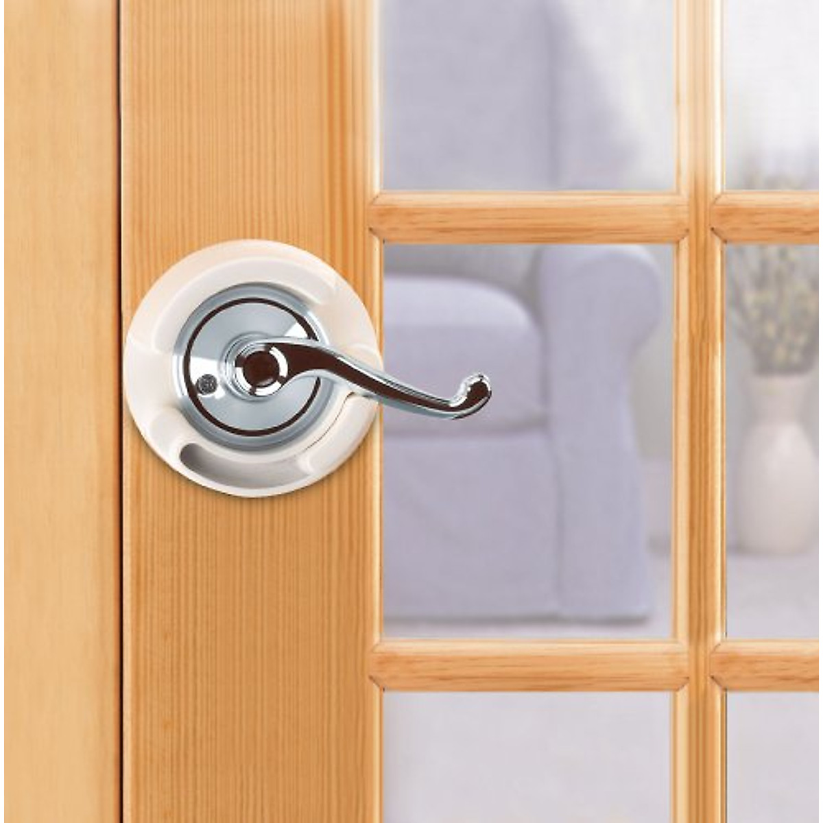 Safety 1st Lever Handle Lock, Off-White/Cream Color
