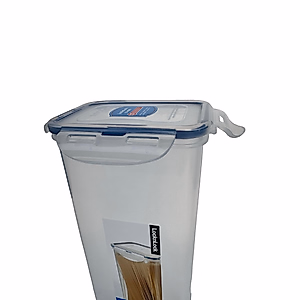 LocknLock Easy Essentials Pantry Airtight Rectangular Tall Food Storage Container, Pasta Box 68-oz/ 8.5-cup