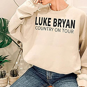 Luke%Bry%an Shirt Country On Tour 2023 Shirts Luke%Bry%an Music Concert Double Sides Shirt Luke%Bry%an Tour 2023 T-shirt, Sweatshirt, Hoodie, Long Sleeve, Tank Top Gift For Fans