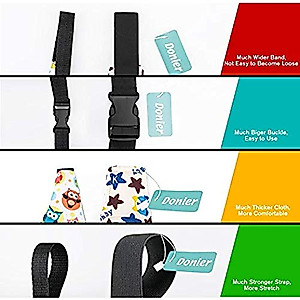 Packs of 2 Toddler Car Seat Neck Relief and Head Support, Pillow Support Head Band Easy Installation On Most Convertible Seats and Safety to Babies and Kids(Bear)