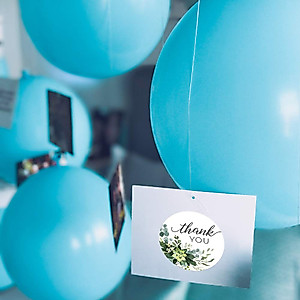 Floral Thank You Sticky Label Water Color Flower Design 500 Labels per Roll for Birthdays 1.0inch for Wedding Birthday Party Business (A7)