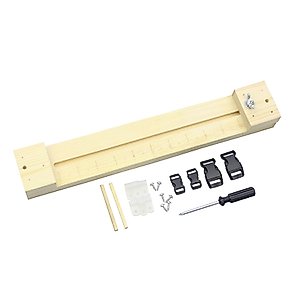 Wooden Paracord Jig Bracelet Maker Parachute Cord Wristband Knitting Tool (13.8 x 2.4 inch)