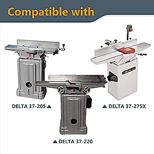 POWERTEC 14803 6-Inch Jointer Knives for Delta 37-658 37-190 37-195 37-205 37-220 37-275X, Jet 708457K JJ-6CS, Set of 3