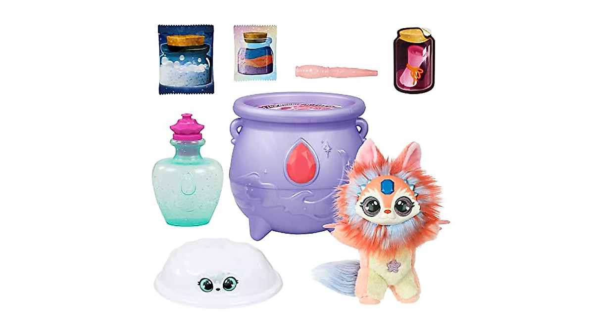 Magic Mixies Color Surprise Cauldron - Reveal Color-Changing Plushie