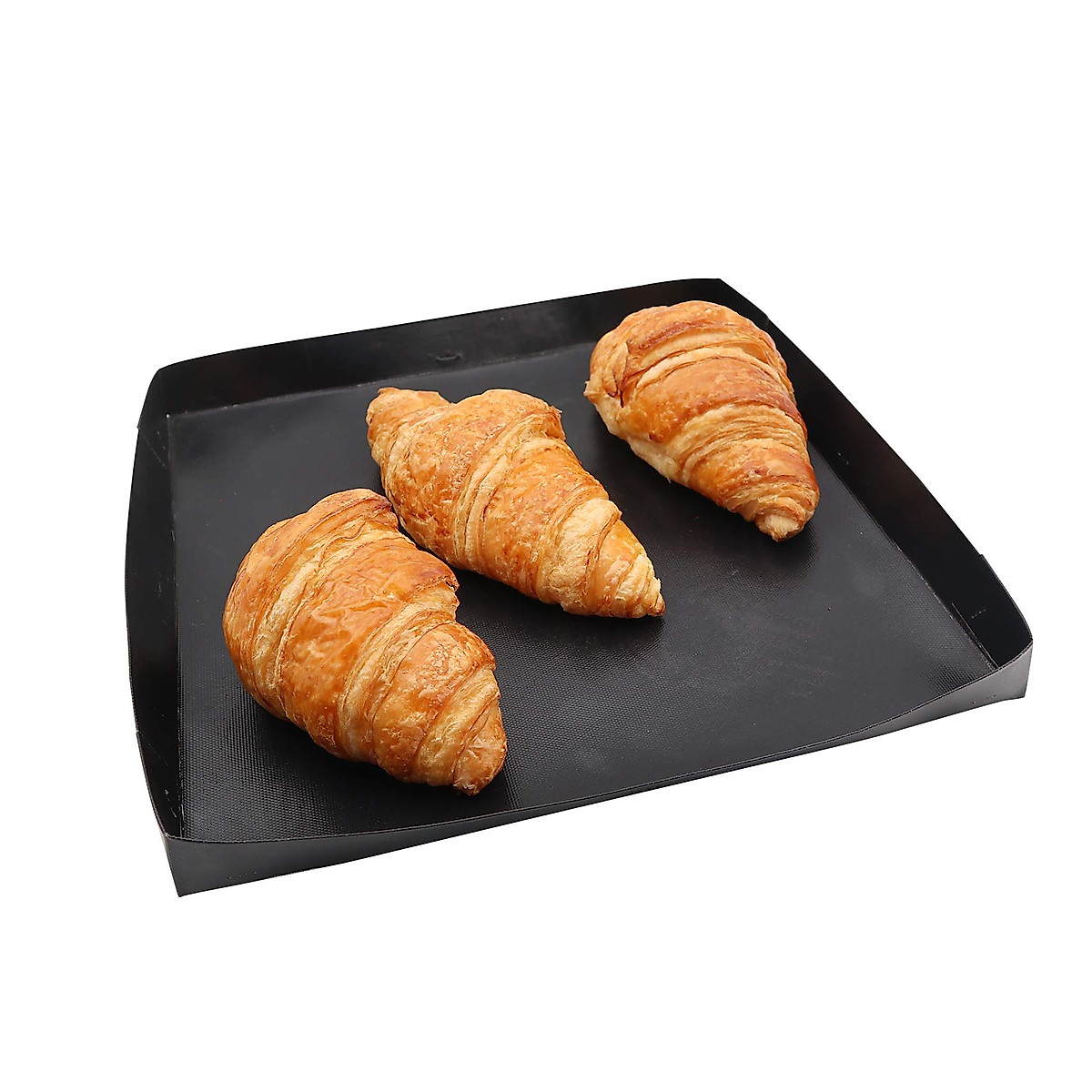 Firsmat Solid Cooking Basket, BBQ Basket,Non Stick PTFE Toaster Baking Tray For Speed Ovens,Quick oven Basket Tray for Chips Chicken Wings Bread Heating