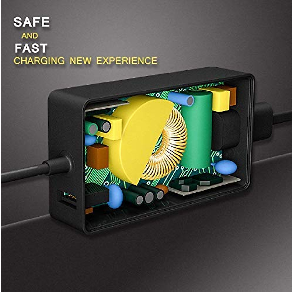 NewPlus Surface Pro Charger, New Surface Pro Charger, 44W 15V 2.58A, Compatible for Microsoft Surface Pro 3, Pro 4, Pro 5, Pro 6, Surface Laptop 1/2, Surface Book & Surface Go,with 5V 1A USB