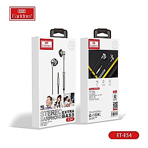 Wired Headphone Metal Earbuds by Amasing Noise Cancelling Stereo Heave Bass Earphones with Micphone Mic，in Ear Headphones Design for iPhone 5 6 Pink Samsung M9