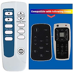 Compatible air conditioner remote control replacement for kenmore air conditioner remote control 5304495111 5304476181 5304476311 5304476246 5304495027 (This is not a universal kenmore remote control)