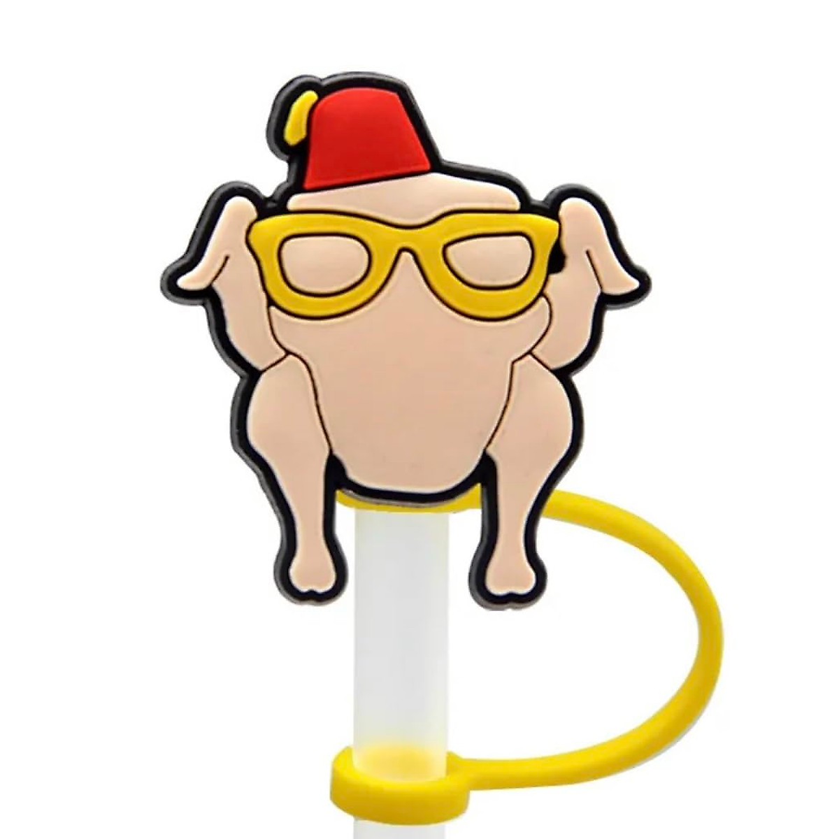 6 Pack Straw Toppers Compatible With Stanley 30oz & 40oz Tumbler Cups (Friends Bundle)