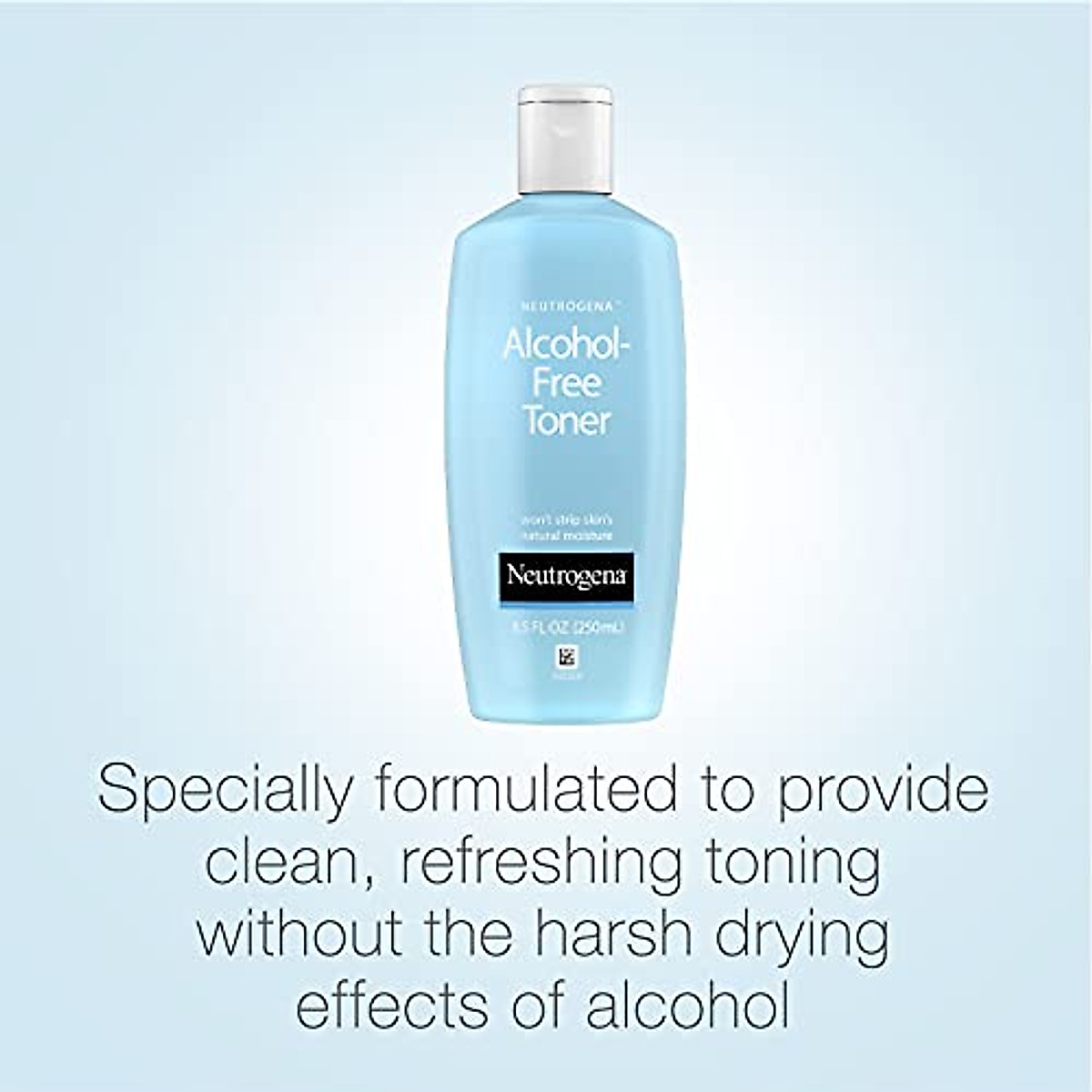 Neutrogena Oil- and Alcohol-Free Facial Toner, Hypoallergenic Skin-Purifying Face Toner to Cleanse, Recondition and Purify Skin, Non-Comedogenic, Quick-Absorbing, 8.5 fl. oz