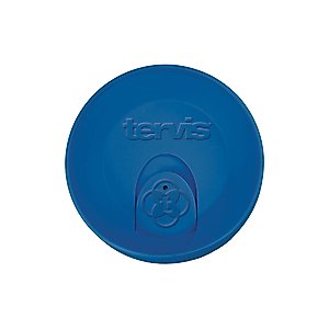 Tervis Travel Lid Made in USA Double Walled Insulated Tumbler Travel Cup Keeps Drinks Cold & Hot, Fits 16oz Tumblers, Blue