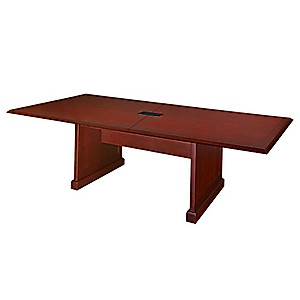 Regency Prestige 96 by 48-Inch Conference Table with Power Data Grommet, Mahogany