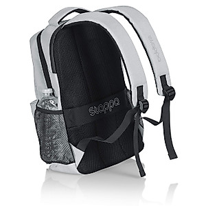Slappa Alpha Series Gaming Laptop Backpack - Fits up to 15" Laptops; Silver (SL-ALPHA-LAPTOP-BP-WHT)