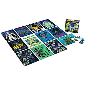 DC Comics, Batman 12 Pack Jigsaw Puzzles Superhero Gotham Killer Croc Dark Knight Clayface Riddler Penguin, for Adults & Kids Ages 4 and up