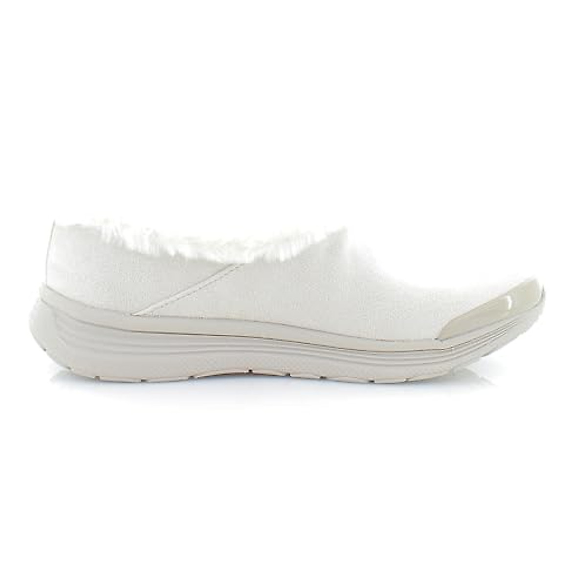 BZees Women's Snicker Faux Fur Lined Slip-On Sneaker
