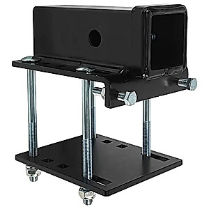 Bolt-on RV Bumper Hitch Receiver Adapter Fits 3-4" Beam, 2" Receiver, Trailer Accessories Best for Mounting Bike Racks & Cargo Carriers