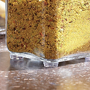 Soft Touch 1/2" Round Self Stick Cabinet Bumper Pads to Dampen Sound and Protect Surfaces, 12 Pack, Clear, 12 Count