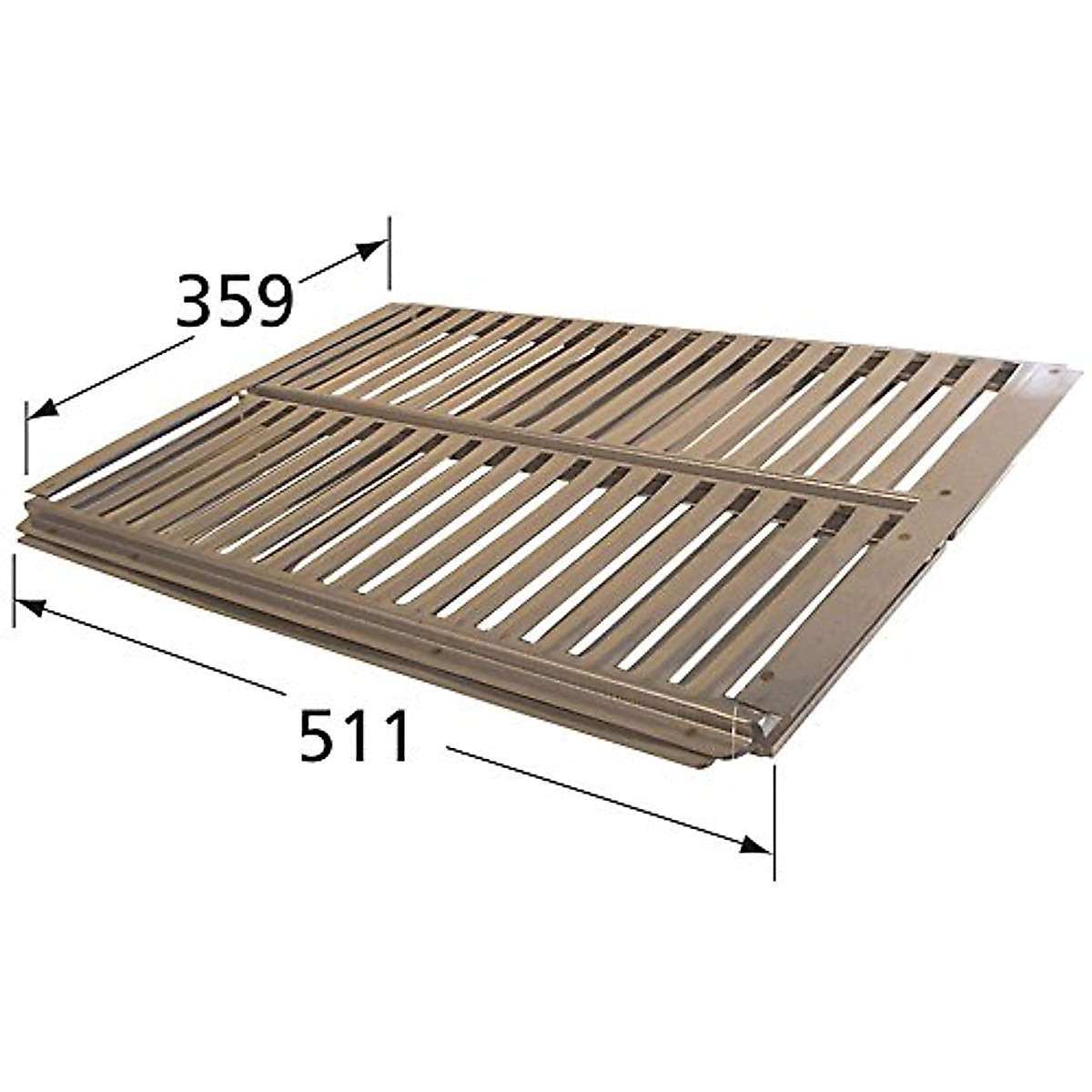 Music City Metals 99511 Stainless Steel Heat Plate Replacement for Select Ducane Gas Grill Models