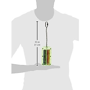 Sweet Feet and Beak Platinum Tweeter Weave Bird Toys - Perfect Cage Toy for Playing & Preening - Colorful, Safe, Cotton Rope - Birds Cage Playground Accessories & Supplies - Parrot Toys (Large) (Small)