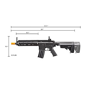 MK418 Airsoft AEG Tactical RIS w/Adjustable Airsoft Stock - Battery, Charger, 1000 Rounds 0.20g BBS Included