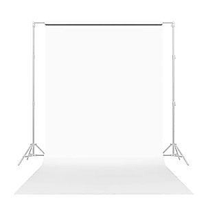 Savage Seamless Paper Photography Backdrop - Color #66 Pure White, Size 86 Inches Wide x 36 Feet Long, Backdrop for YouTube Videos, Streaming, Interviews and Portraits - Made in USA