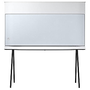 SAMSUNG QN43LS01BA The Serif 43 Inch QLED 4K UHD HDR Smart TV (2022) Bundle with 2 YR CPS Enhanced Protection Pack