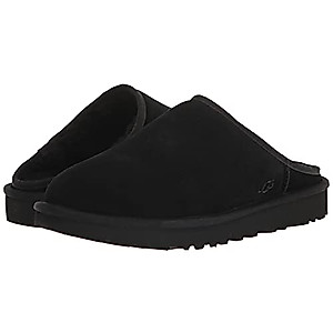 UGG Men's Classic Slip-On Slipper, Black, 8