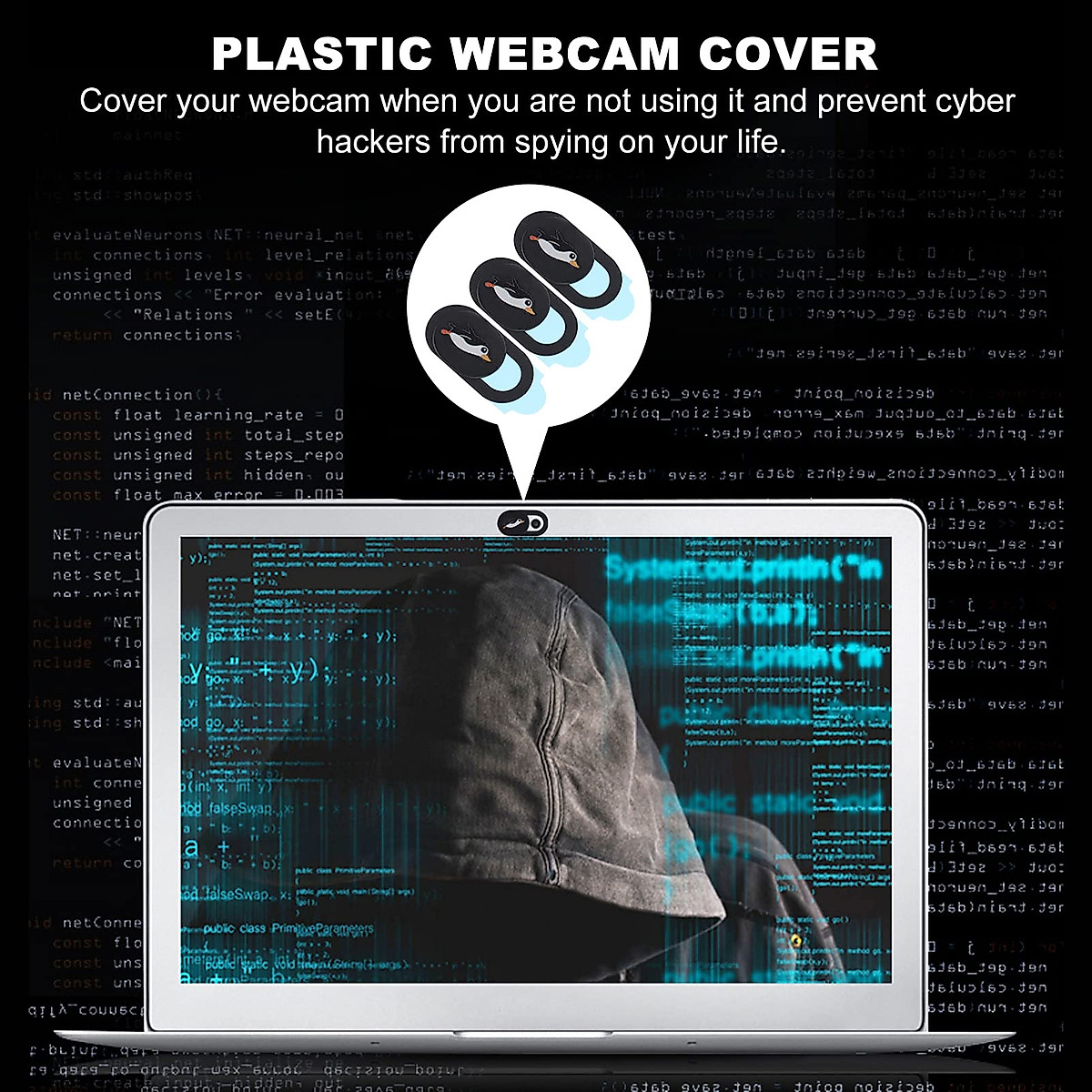 SOLUSTRE 3pcs Camera Privacy Cover Webcam Covers Webcam Cover Slide Phone Webcam Cover Computer Webcam Cover Protects Your Privacy Online Webcam Privacy Cover Abs Personality Slide Rail